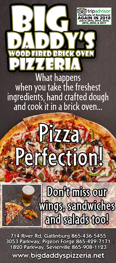 Big Daddys Pizza Pigeon Forge Menu