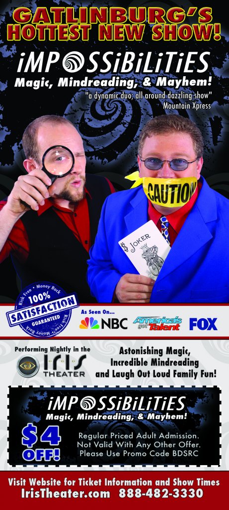 Impossibilities – Magic, Mindreading & Mayhem in Gatlinburg