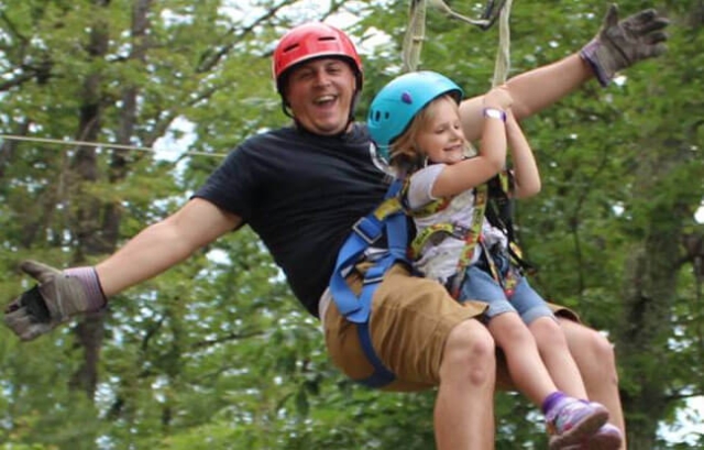 Ziplining in Gatlinburg with the Whole Family
